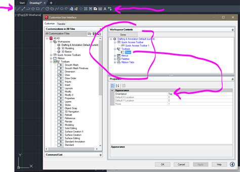 solved toolbars do not move with autocad 2023 when moving from one display to another