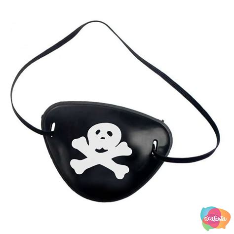 TAPA OLHO PIRATA PLASTICO UNITARIO TAPA OLHO PIRATA RICA FESTAS