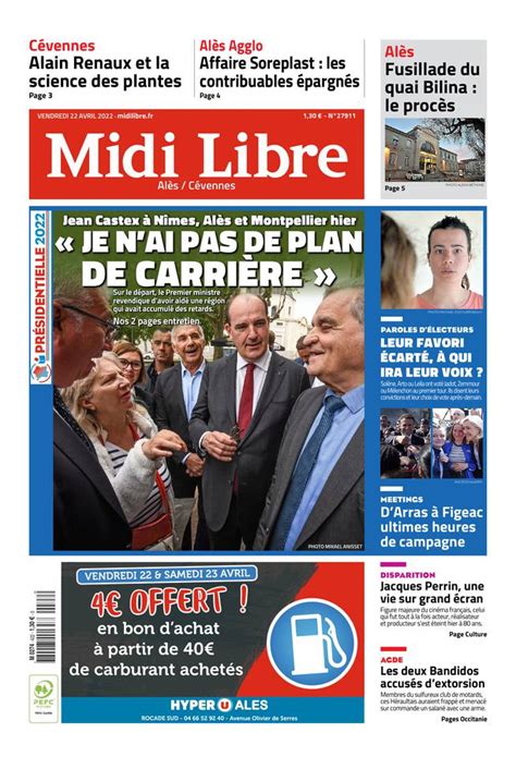 Midi Libre Alès on Twitter Alès bonjour A lire à la Une de