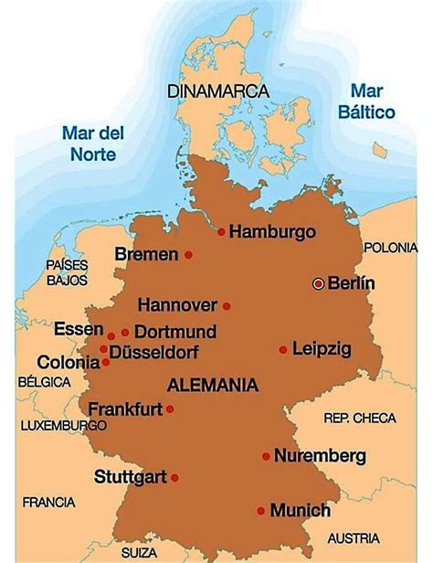 Germany Map Of Regions And Provinces