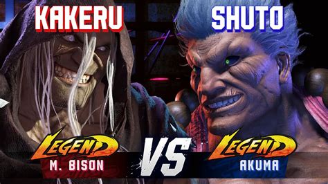SF6 KAKERU M Bison Vs SHUTO Akuma High Level Gameplay YouTube