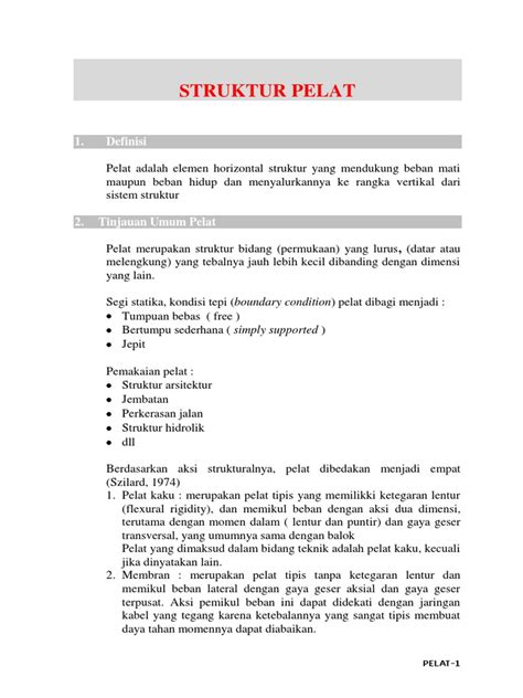 PDF Struktur Beton Pelat 2 Pdf DOKUMEN TIPS