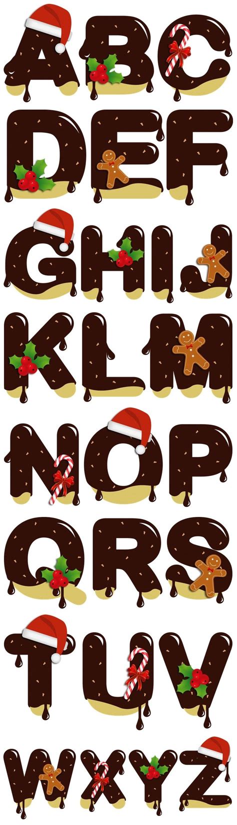Alphabets Moldes De Letras Navidad Clipart 1253590 Pinclipart Porn