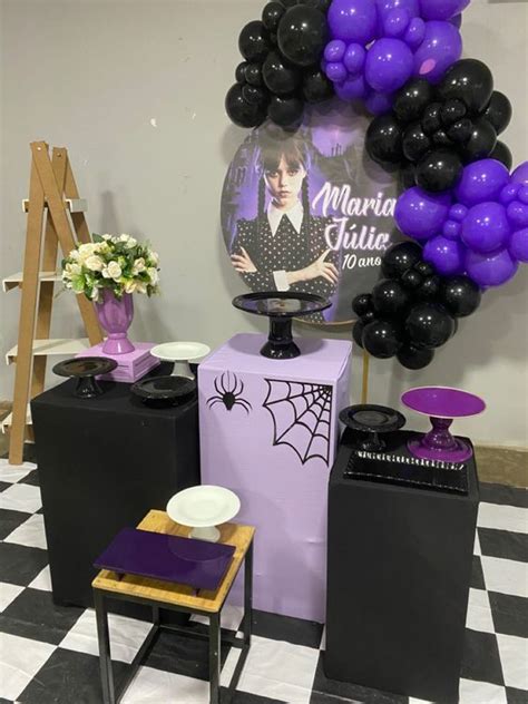 30 Ideas para Fiesta temática de Miércoles o Merlina en 2023 Como