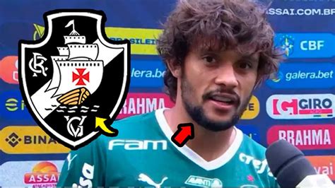 OLHA OQUE O GUSTAVO SCARPA FALOU APÓS ACERTO O VASCO DA GAMA