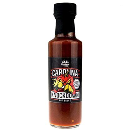 FIRELAND FOODS Carolina Knockdown Hot Sauce 100ml Chilisauce Mit