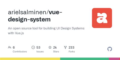GitHub Arielsalminen Vue Design System An Open Source Tool For