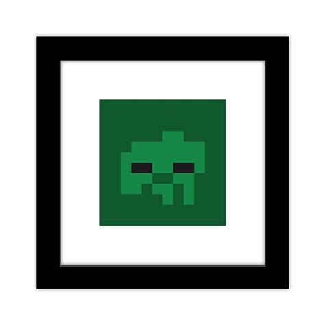 Minecraft Creeper Face Pixel Art