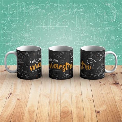 Diseños para sublimar Tazas Pack 39 Día del maestro Vol 1