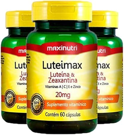Luteimax Luteína Zeaxantina 3 unidades de 60 cápsulas Maxinutri