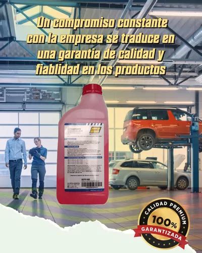 Liquido Refrigerante Concentrado Rosa Rojo Hellux Litro En Venta En