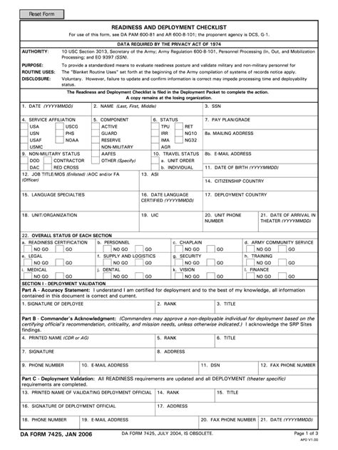 Da Form 7631 Fillable Printable Forms Free Online