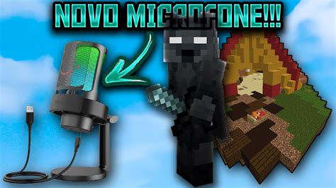 TESTANDO MEU NOVO MICROFONE FIFINE A8 Minecraft BedWars