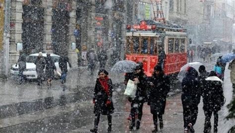 Kar İstanbul ve Ankara ya geliyor Meteoroloji tarih verdi Ankara ve
