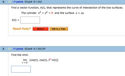 solved find a vector function r t that represents the