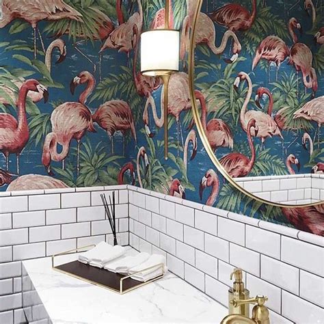 Arte Avalon Flamingo Behang MisterDesign