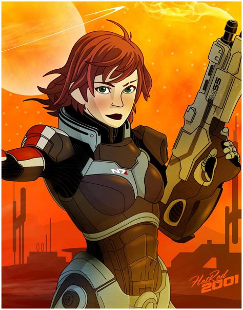Femshep Commander Shepard Me персонажи Mass Effect Hotrod2001 фэндомы картинки