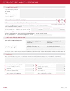 Invulbaar Online Aanvraagformulier AVB Slotvragen En Slotverklaring