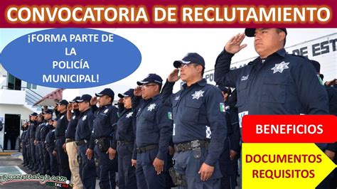 Convocatoria Policía Municipal Chietla Puebla 2024 2025 PORTAL DEL