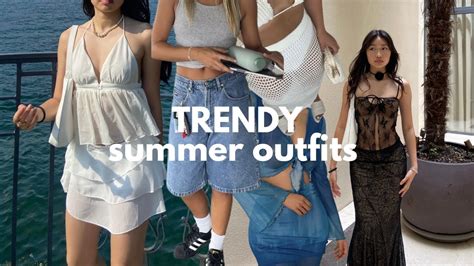 Trendy Cute Summer Outfits Try On Haul Ft Shopcider Youtube