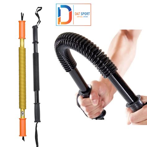 Gậy Bẻ Tập Cơ Tay Thanh Lò Xo Lực 20KG 100KG Tập Cơ Tay Cơ Bụng