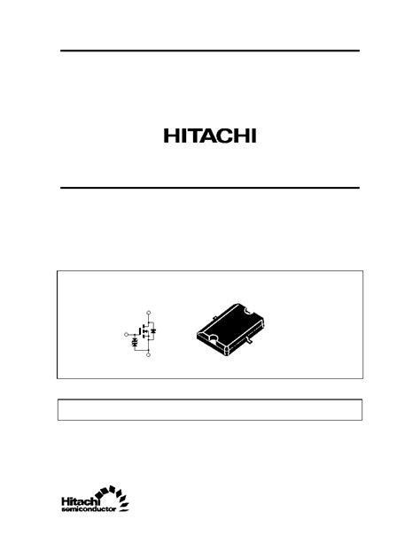 2SK3390 Datasheet 1 7 Pages HITACHI Silicon N Channel MOS FET UHF