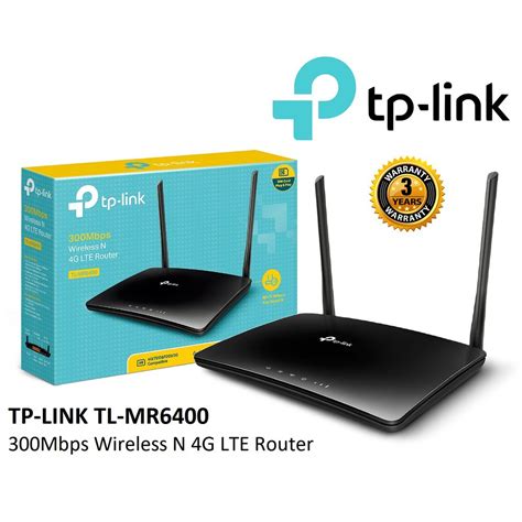 Tp Link Tl Mr Mbps G Mobile Wi Fi Router Lte N