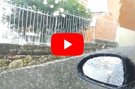Meteo Cronaca Diretta Video ROMA A Ponzano Romano Incredibile
