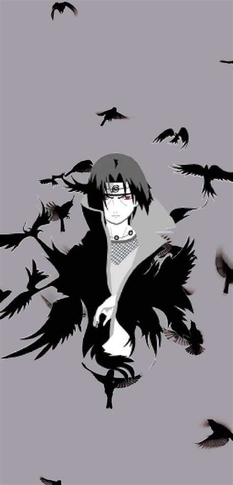 Itachi Anime Crow Naruto Ninja Sasuke Shinobi Uchiha Hd Phone