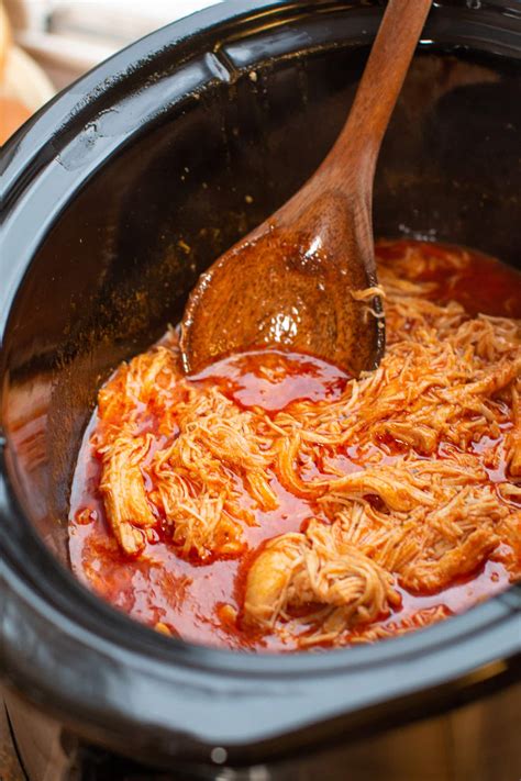 Best Slow Cooker Shredded Buffalo Chicken Recipe The Magical Slow Cooker