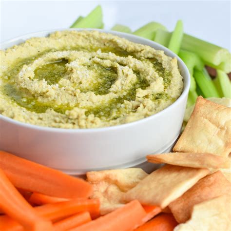 Snack Prep Veggie Sticks With Easy Pesto Hummus Project Meal Plan