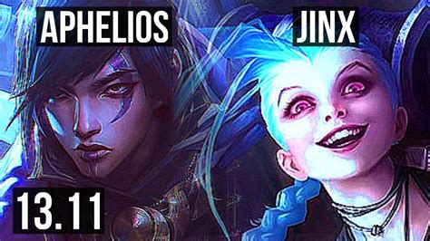 APHELIOS Thresh Vs JINX Lulu ADC 7 0 4 Godlike 300 Games