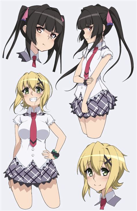 Akatsuki Kirika And Tsukuyomi Shirabe Senki Zesshou Symphogear Drawn