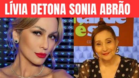 L Via Andrade Detona Sonia Abr O Veja Oque Ela Disse Youtube