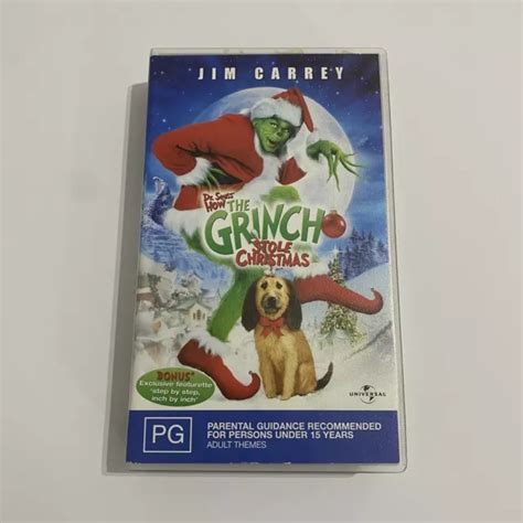 How The Grinch Stole Christmas Vhs Dr Seuss Christmas Movie