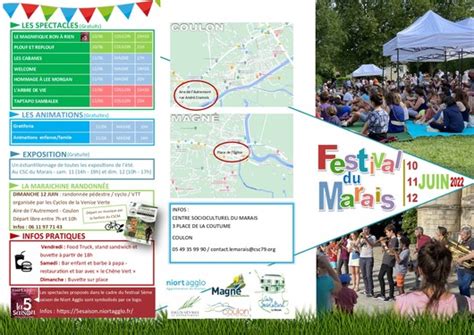 Festival du Marais Coulon Magné Sortir Niort Agglo