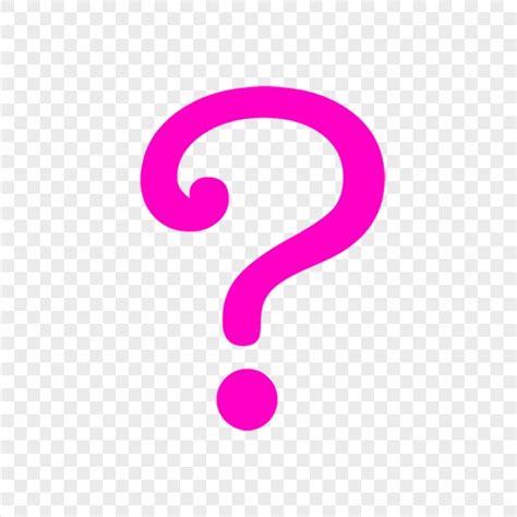 Pink Question Symbol Mark Icon Png Citypng