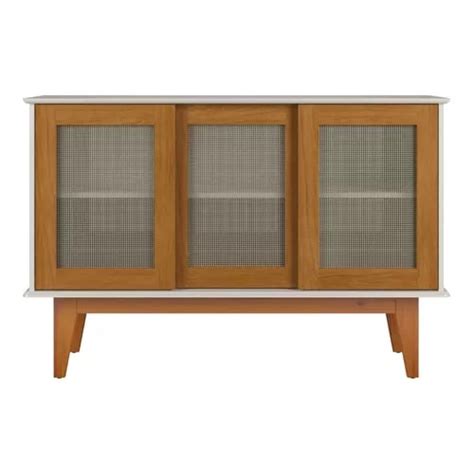 Aparador Buffet Detroit 3 Portas Off White Madeira