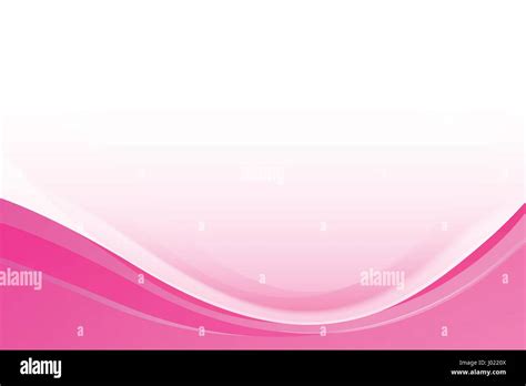 Abstract Background Pink Curve And Wave Element Vector Illustration