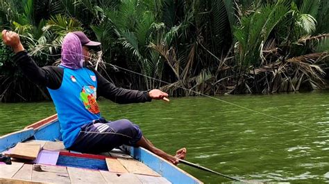 SERUNYA MANCING IKAN PAKAI TEHNIK TRADISIONAL MANCING KULUP YouTube