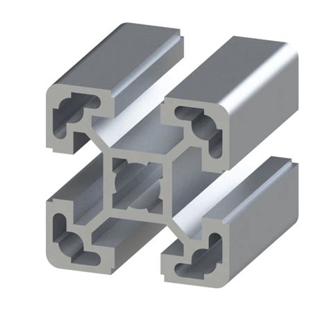 Profilé aluminium 40x40 mm Rainure 10 mm Léger elcom shop