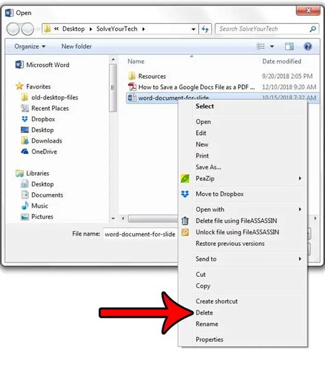 Deleting files in word Word и Excel помощь в работе с программами