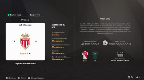 Carrière EA Sports FC 25 Quelles sont les meilleures équipes à