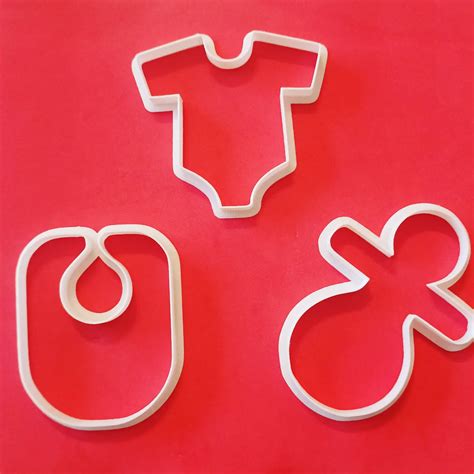 Archivo STL Cortadores de galletas para baby shower Diseño de
