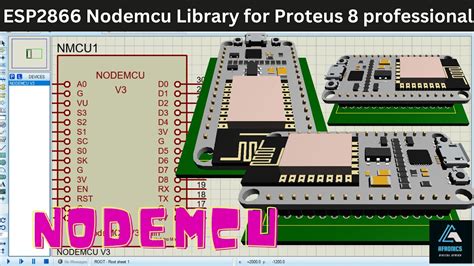 Esp Nodemcu Library Module For Proteus With Footprint And Pcb