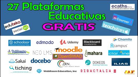 27 Plataformas Educativas Gratuitas YouTube