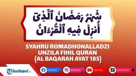 Tag Surat Al Baqarah Ayat 183 187 Beserta Artinya Keistimewaan Bulan