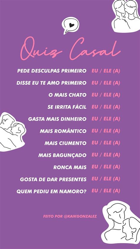 Teste Para Namorados Quiz