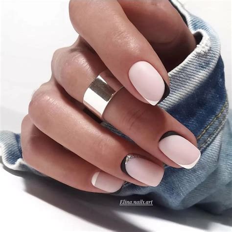 15 Diseños de manicure francés en tonos que no son blanco