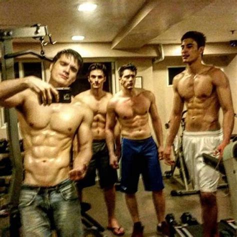 STUD POSSE Workout Shirtless Frat Guys